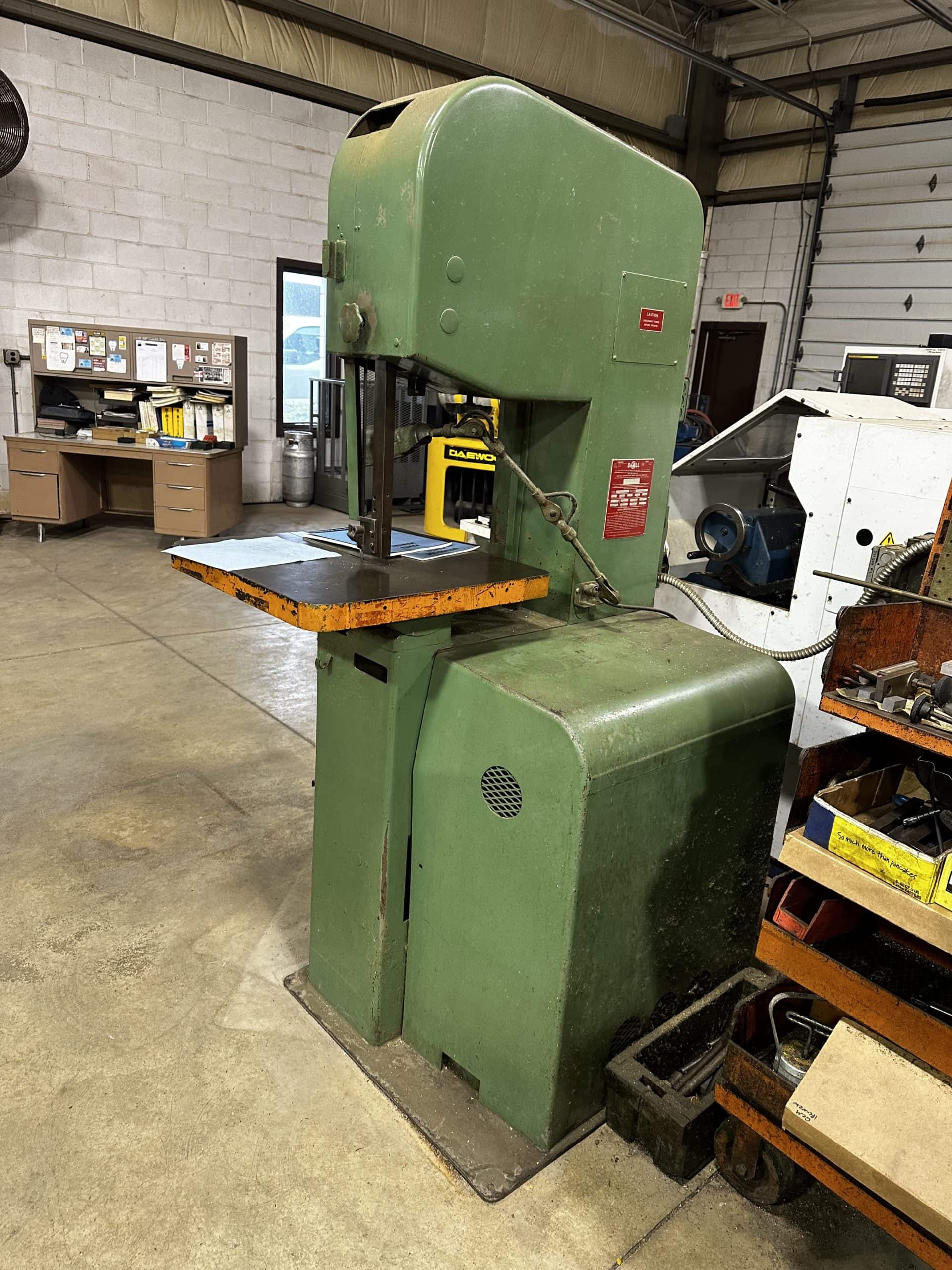 16 X 10 DoAll 1612 Vertical Band Saw Revelation Machinery 16 X 10 DoAll 1612 Vertical Band Saw Revelation Machinery