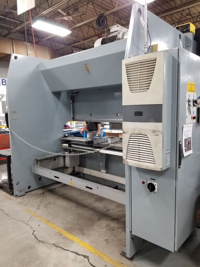 150 Ton x 10' LVD Strippit PPEB-150-10 CNC Press Brake, 2004- Tooling ...