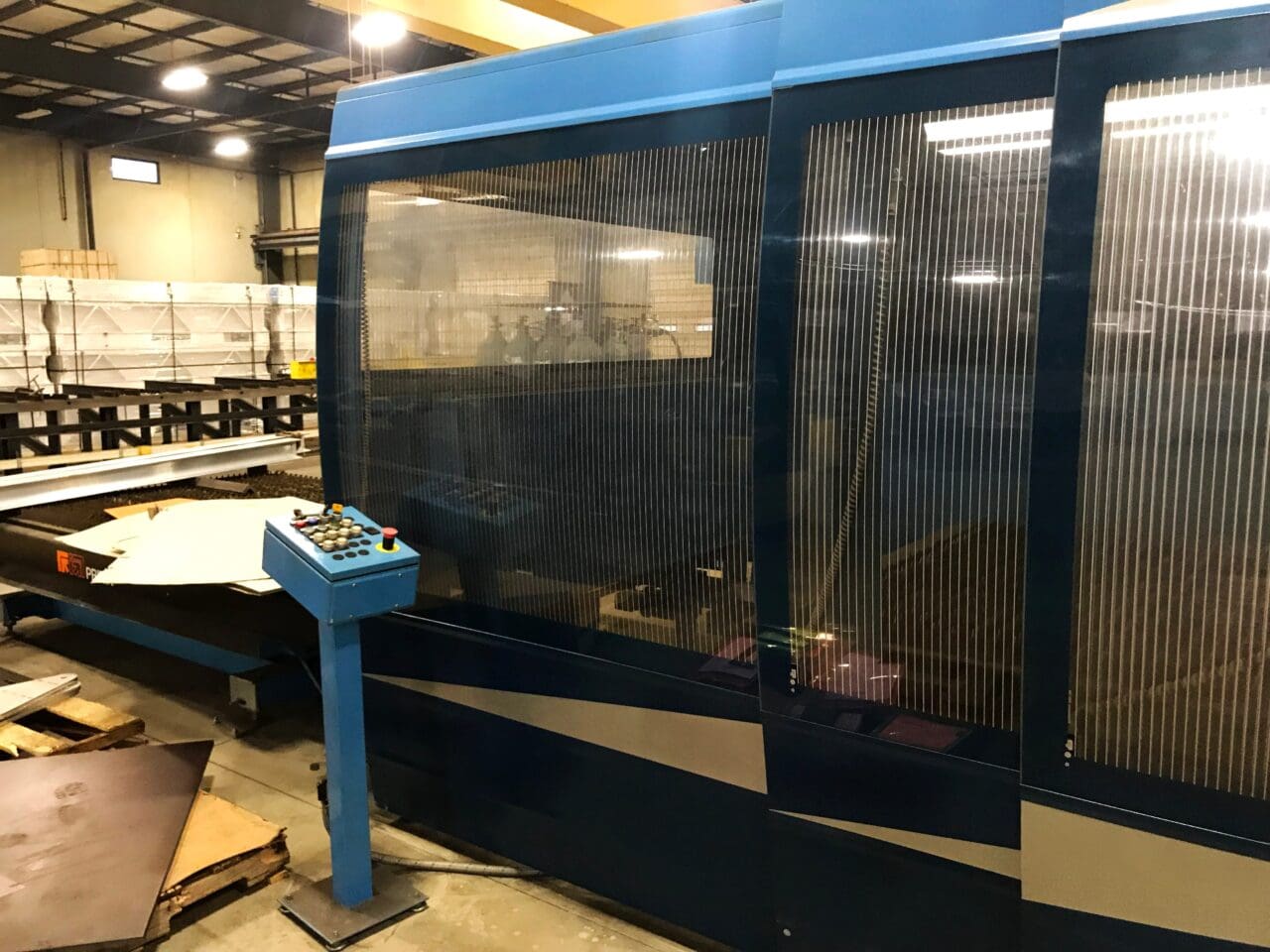 3000 Watt Prima Domino 1530HS 5-Axis CO2 Laser, 2004 - 5' x 10' Table ...