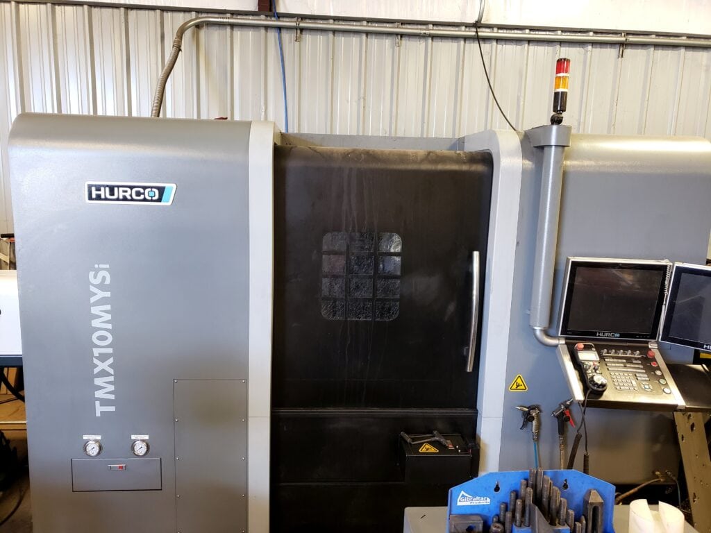 2018 Hurco TMX10MYSi CNC Lathe w/ LNS Quick Load Servo 80 S2 Bar Feeder ...