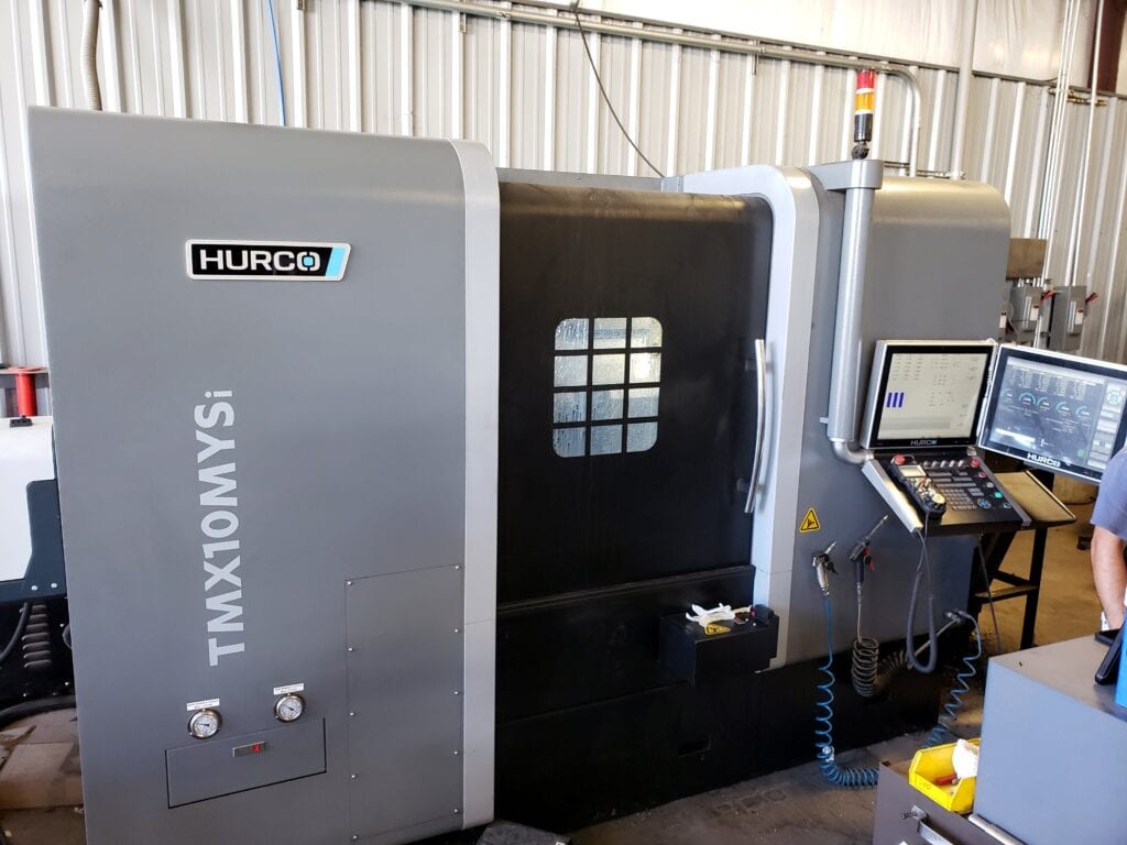 2018 Hurco TMX10MYSi CNC Lathe w/ LNS Quick Load Servo 80 S2 Bar Feeder ...
