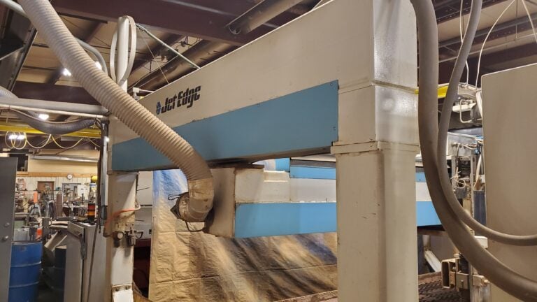 4' x 8' Jet Edge 48 High Rail Waterjet, 2001 - 60,000 PSI - Revelation ...