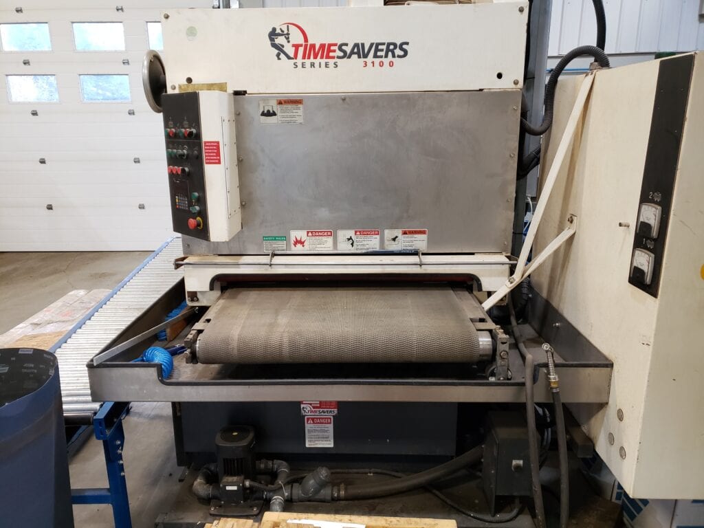 Timesavers 3121-13-04 3100 Series Metal Dual Head Wet Sander, 2011 ...