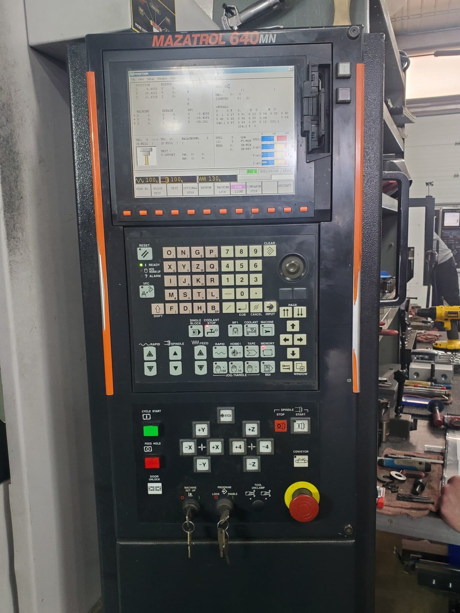 Mazak VTC 300C Vertical Machining Center, 2008 - Renishaw Probe ...