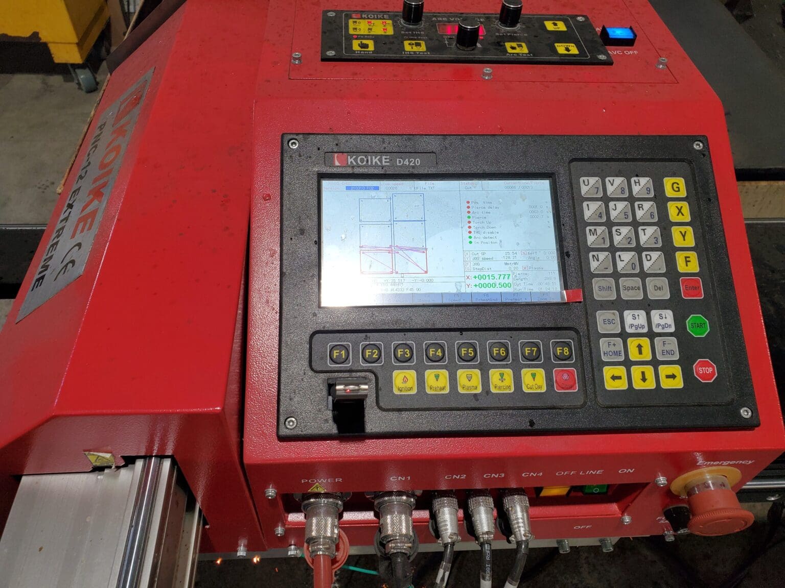 5'x10' Koike PNC-12 Extreme CNC Plasma Powermax 85, 2020 - Revelation ...