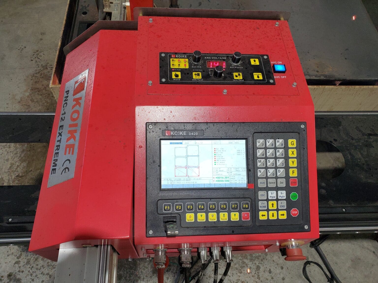 5'x10' Koike PNC-12 Extreme CNC Plasma Powermax 85, 2020 - Revelation ...