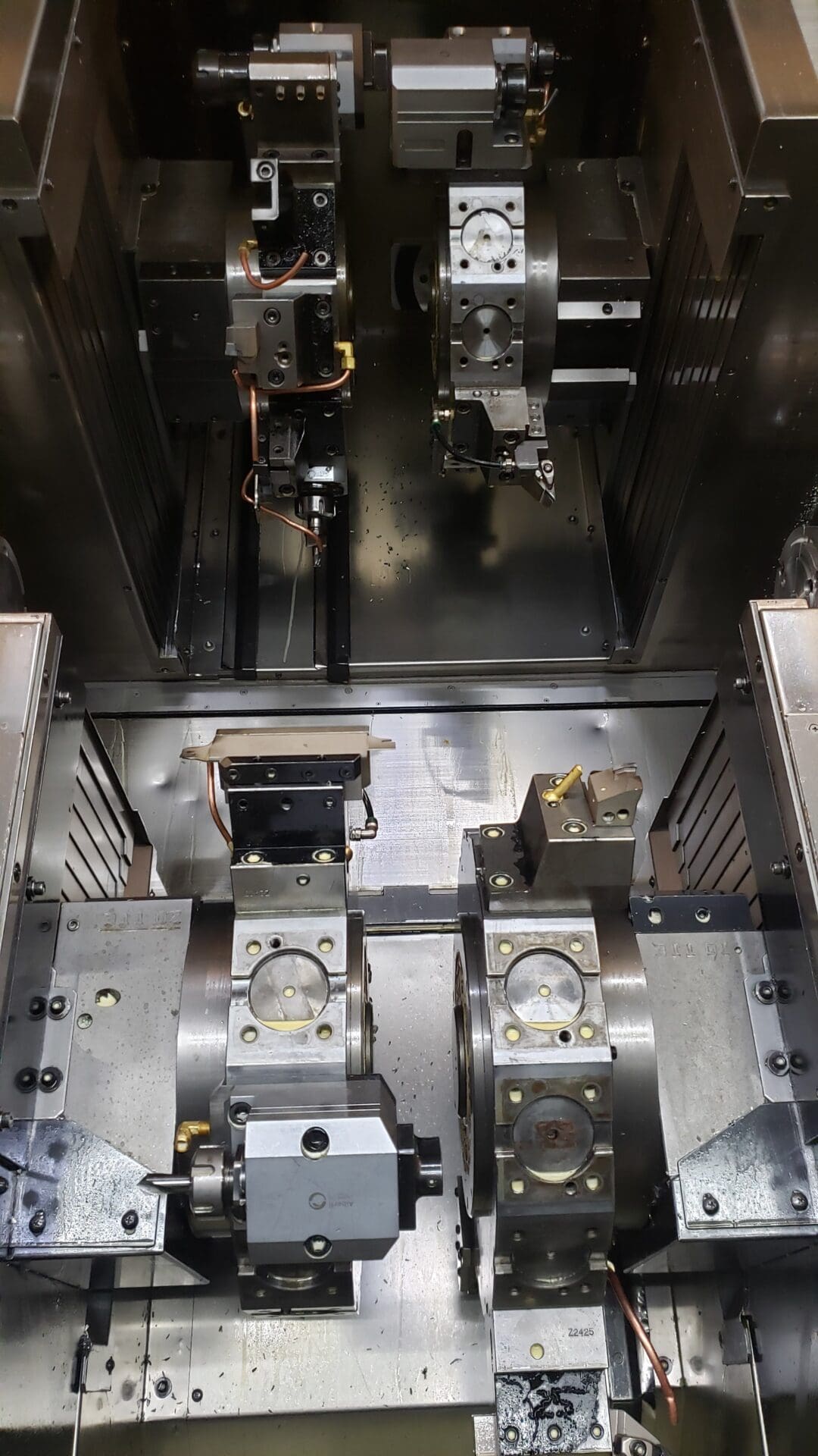 NAKAMURA-TOME WTW-150 CNC Turning Center, 2003 - 4 Turrets, Live ...