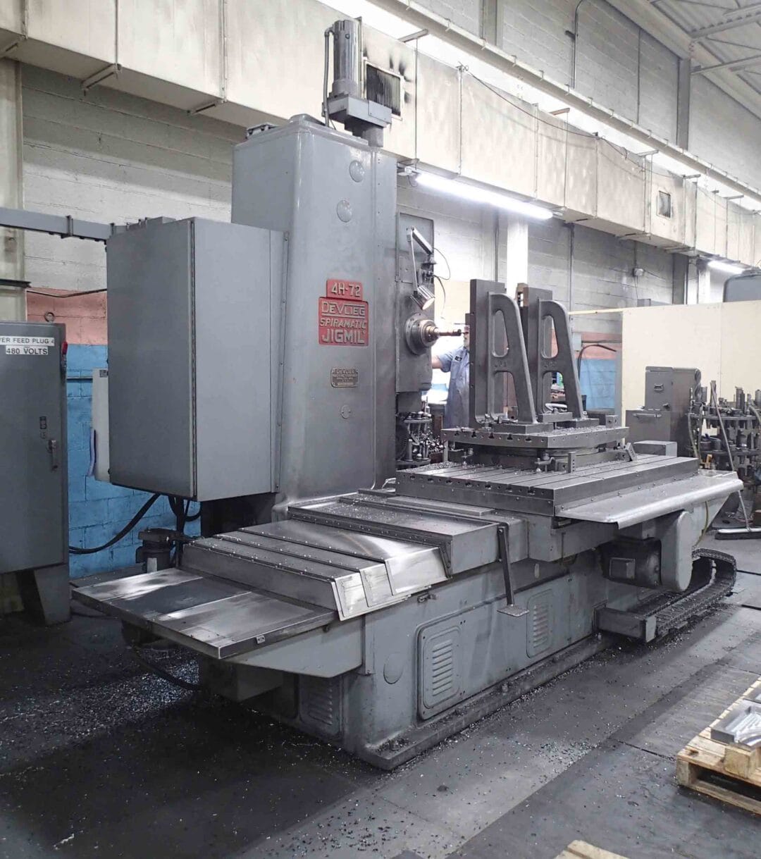 DeVlieg 4H-72 Horizontal Boring Mill, 1966/R. 1986- AB Control, Great ...