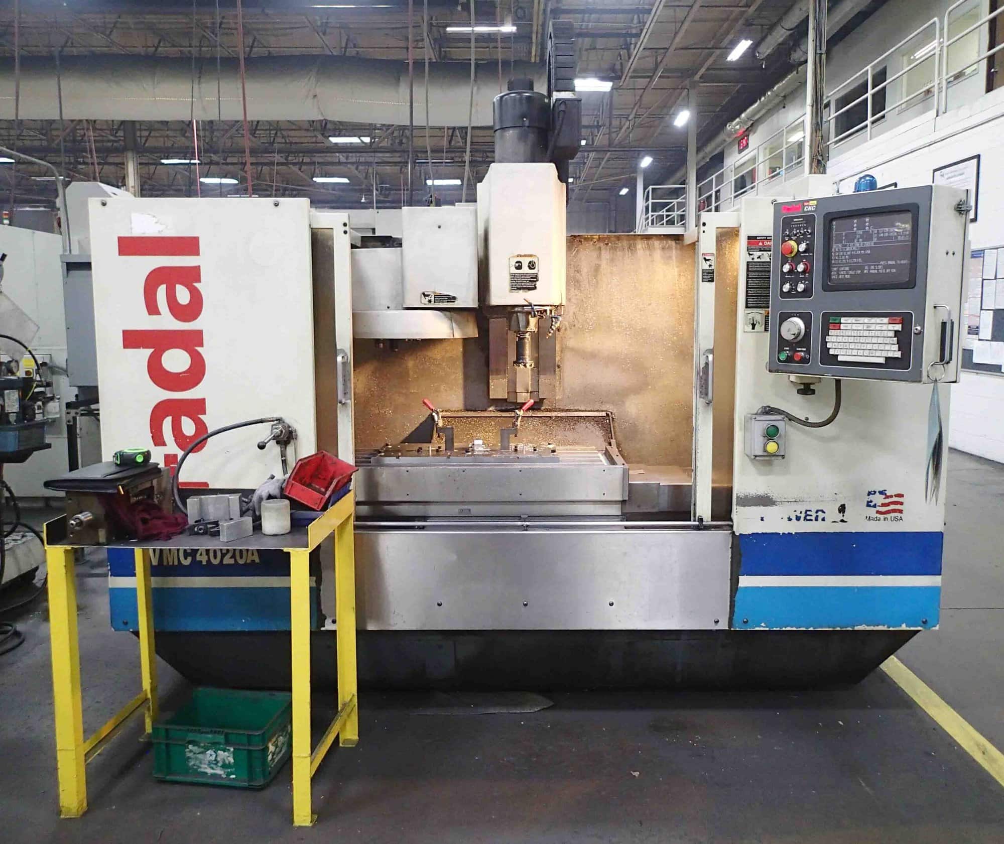 Fadal VMC 4020AHT, 2000- 10K Spindle, Video, Under Power - Revelation ...