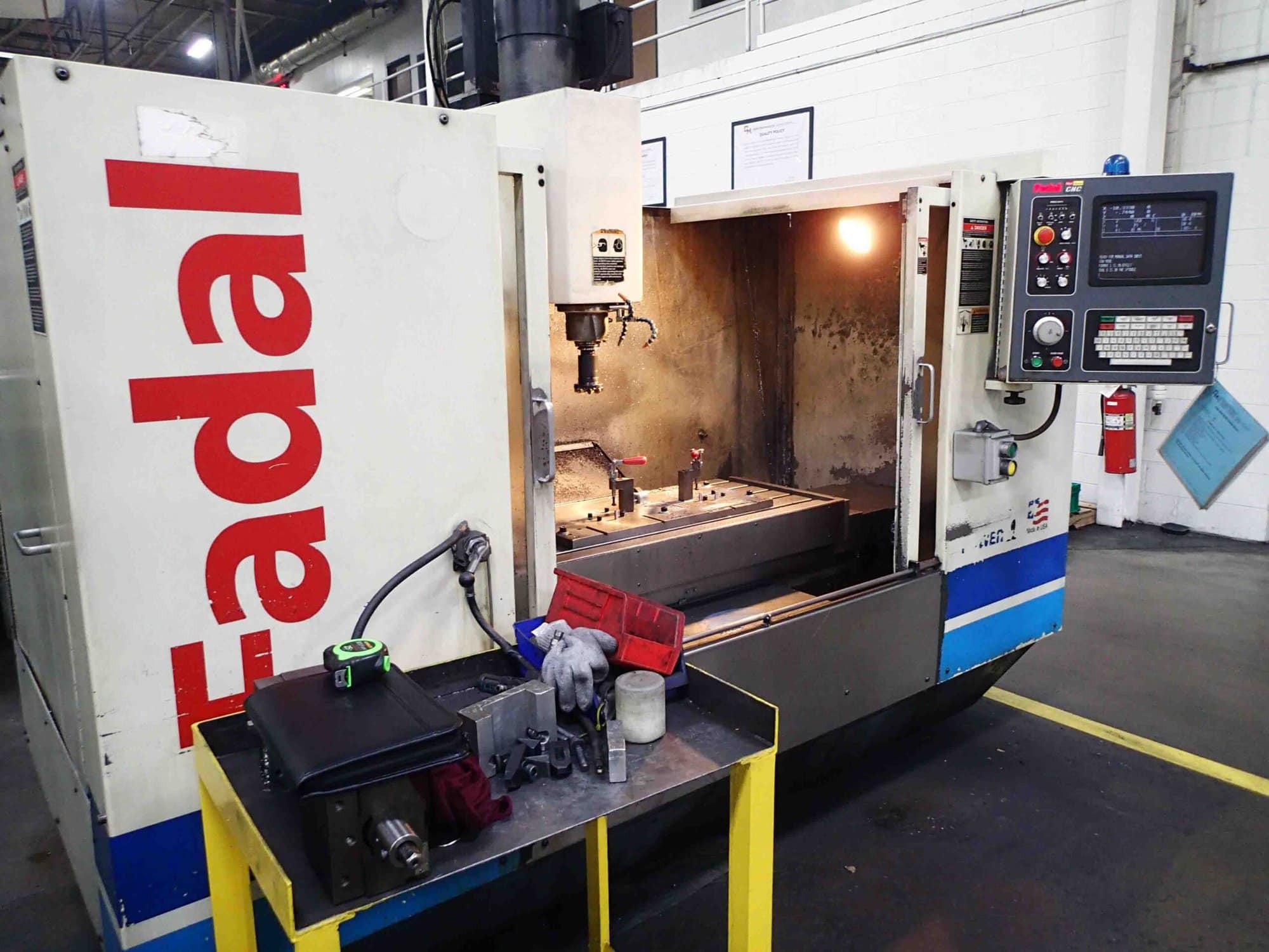 Fadal VMC 4020AHT, 2000- 10K Spindle, Video, Under Power - Revelation ...