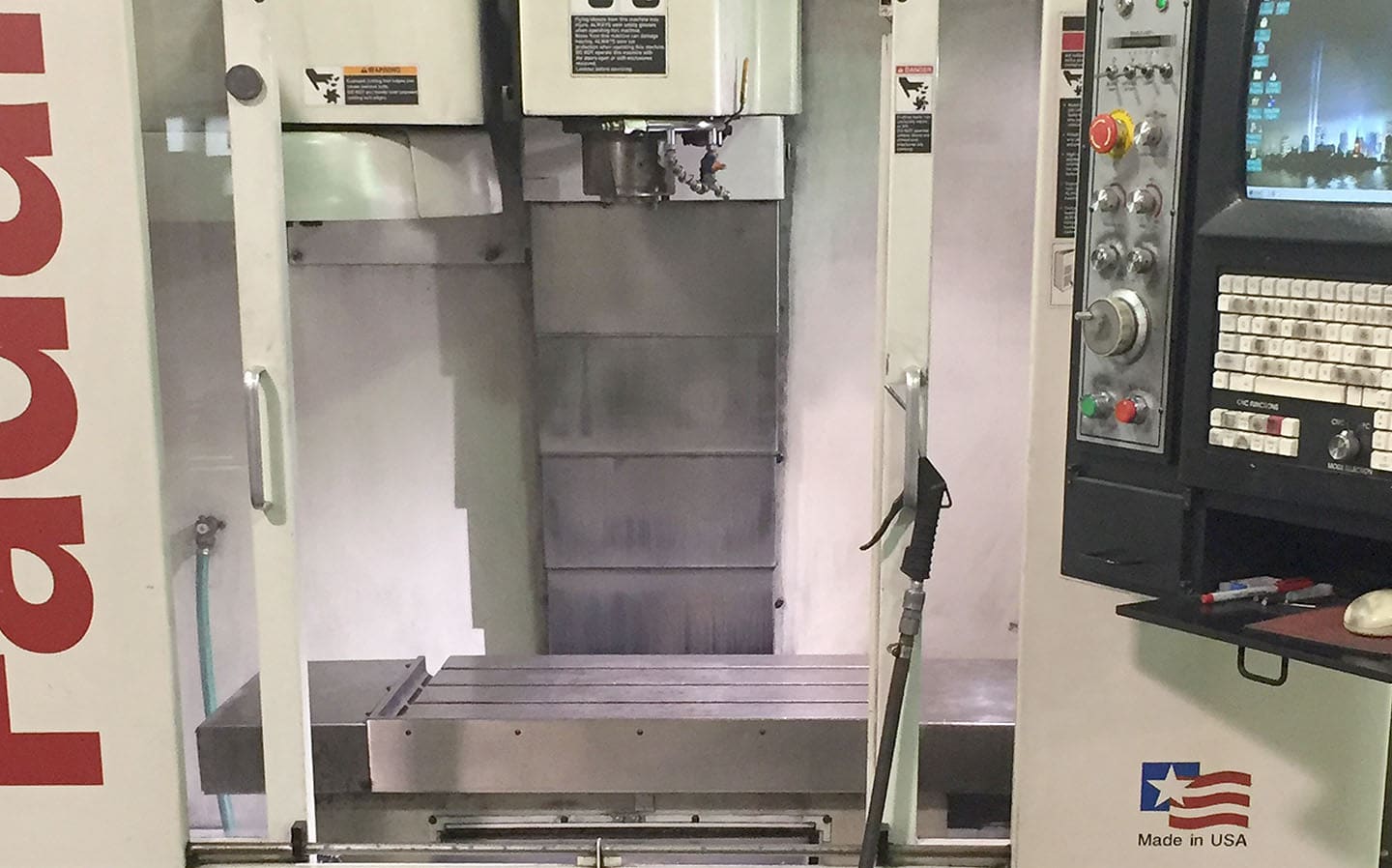 Fadal 2016L VMC, 2002- Extended 28" Z, 15k Spindle, 32MP Control ...