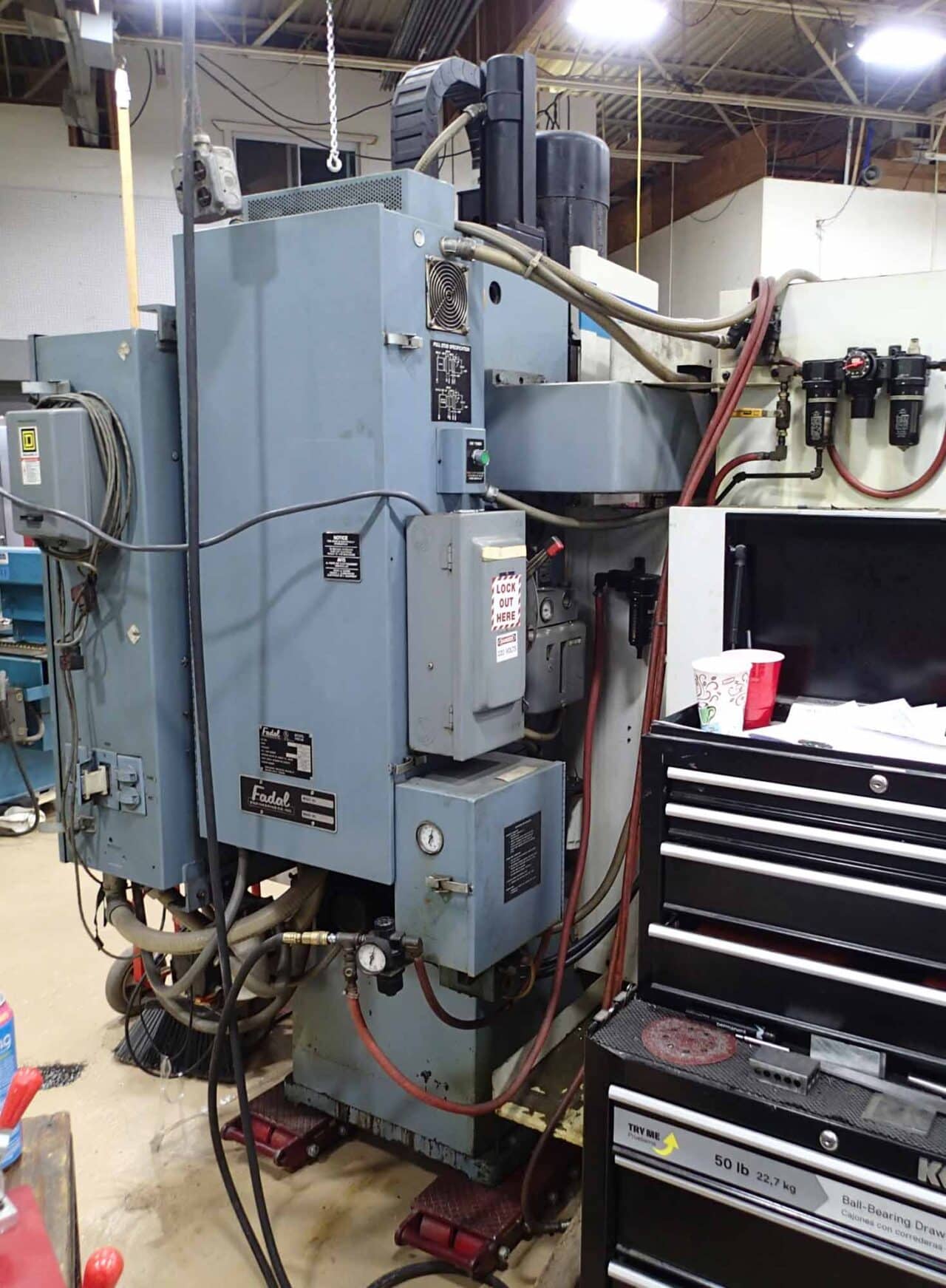 Fadal VMC 40 Vertical Machining Center, 1990 - 4th Axis, 10K Spindle ...