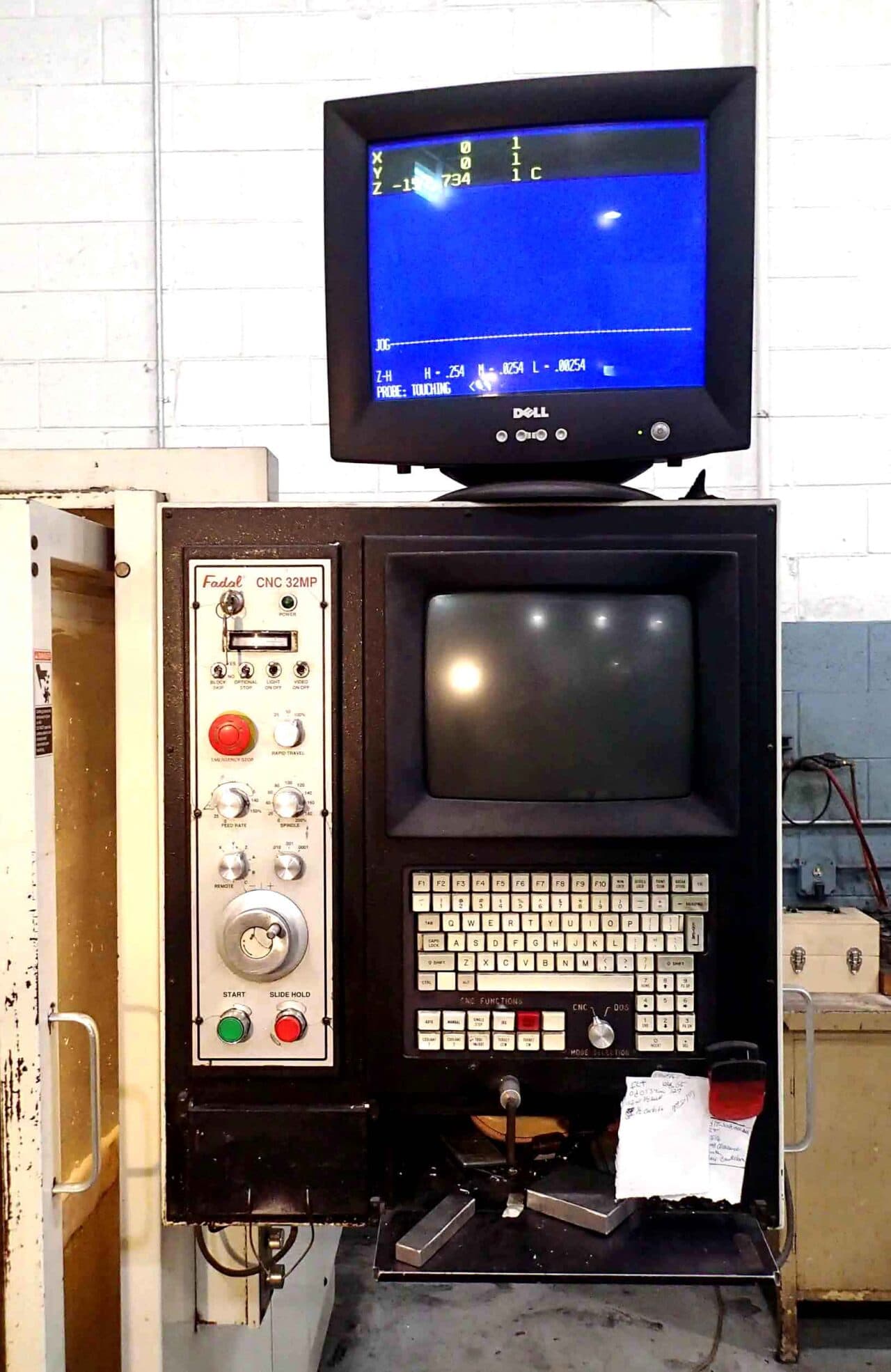 Fadal 8030HT Vertical Machining Center, 1995- Hydro Sweep System, 10K ...