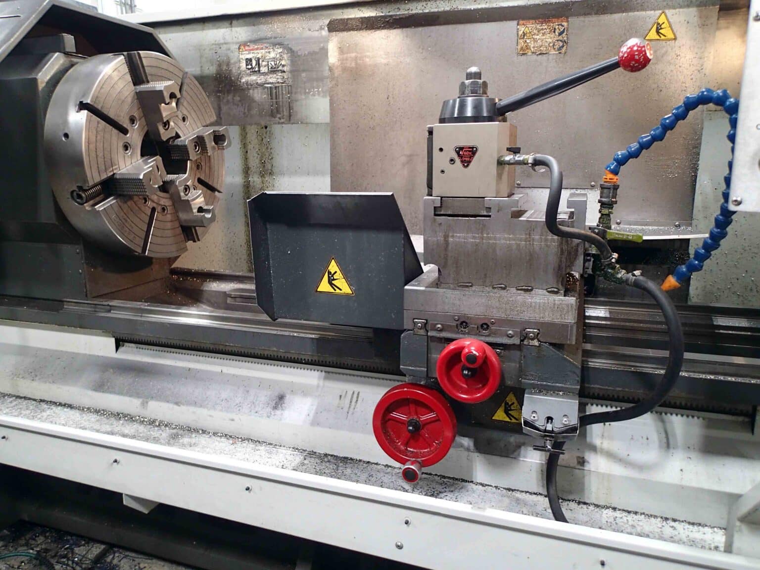 Haas TL-3B CNC Lathe, 2014 - (2) 25" Chucks, Rear Chuck, Coolant Thru ...