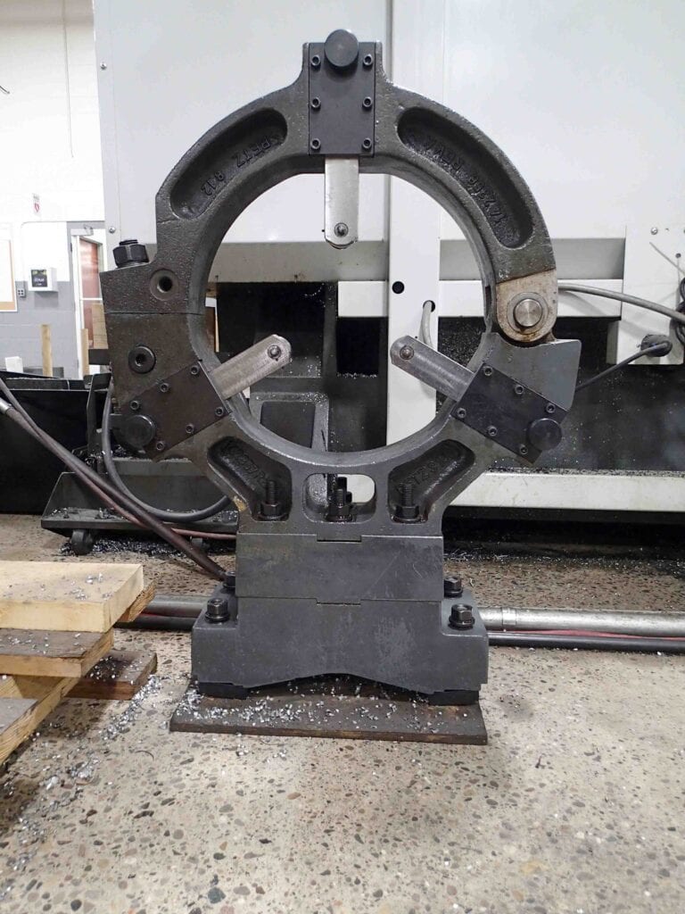 Haas TL-3B CNC Lathe, 2014 - (2) 25" Chucks, Rear Chuck, Coolant Thru ...