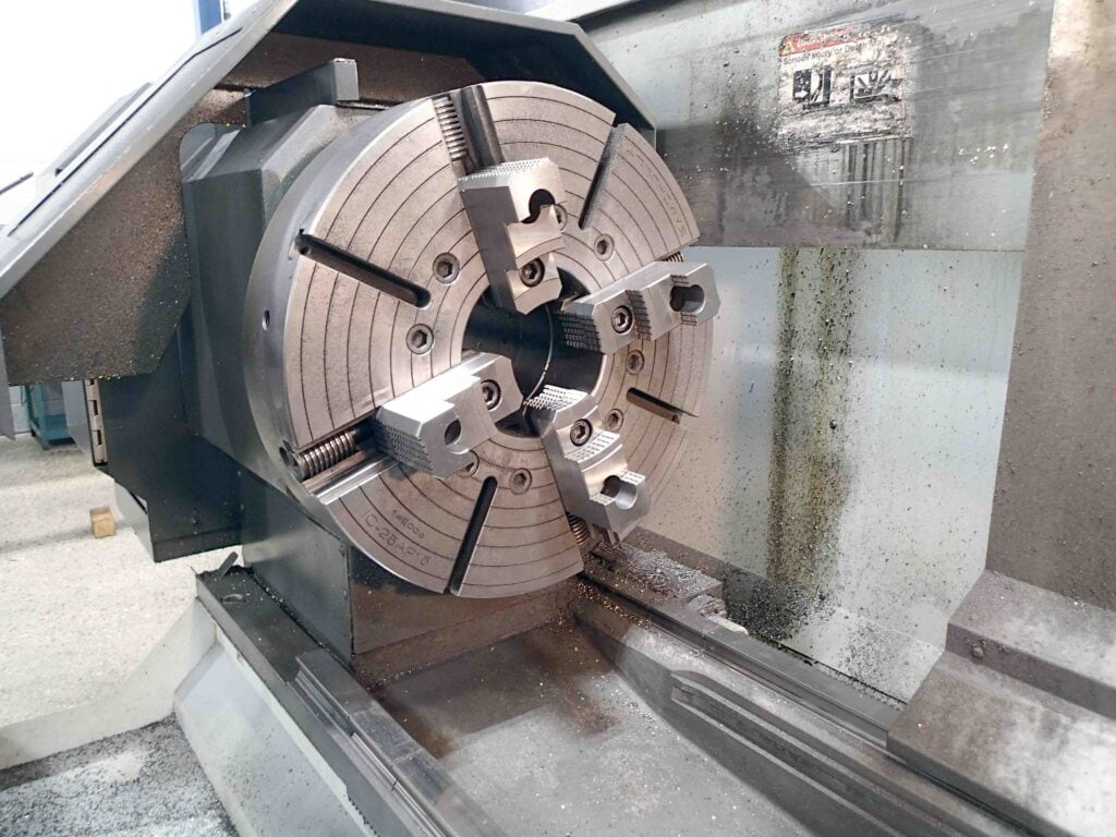 Haas TL-3B CNC Lathe, 2014 - (2) 25" Chucks, Rear Chuck, Coolant Thru ...