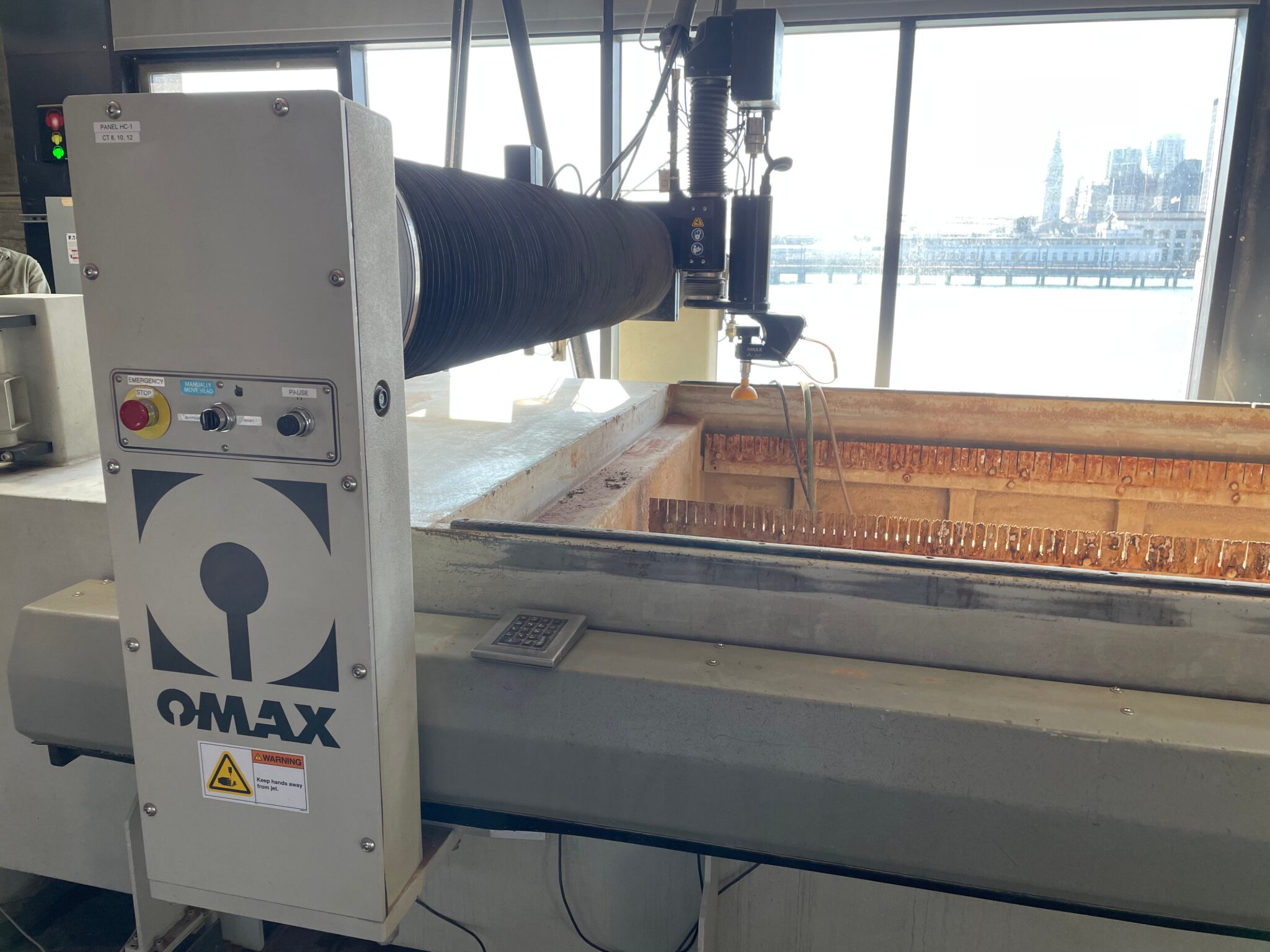 Omax 60120 Waterjet, 2013 - A-Jet Multi-Axis Head, Low Hours, Chiller ...
