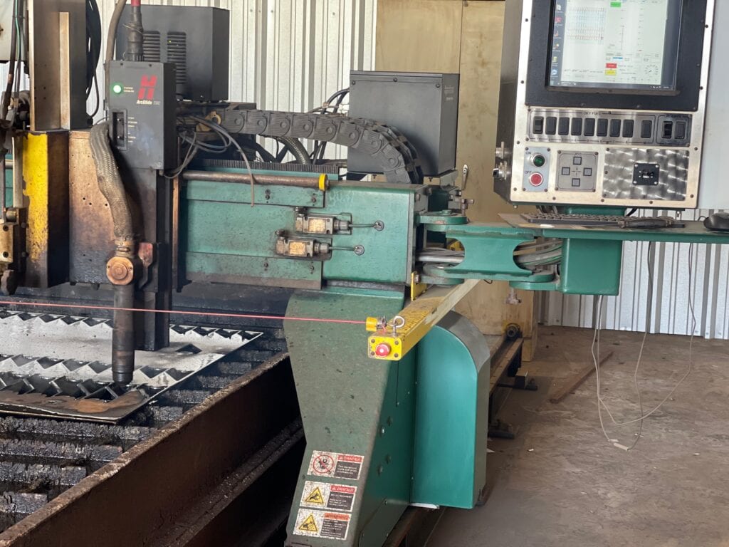 10' x 20' Controlled Automation Multimax CNC Plasma, 2008 - Hypertherm ...