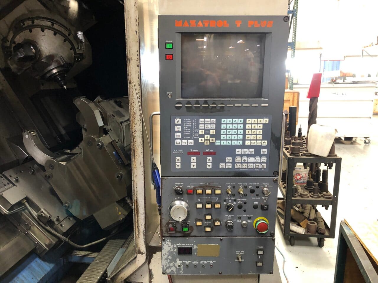 Mazak Integrex 70 INTE70Y-3000U CNC Multi Axis Lathe, 1995 - Mazatrol T ...