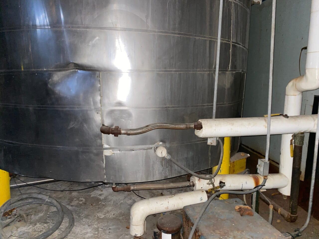 6500 Gallon Jacketed & Insulated Stainless Steel Tank, Measures 10'-4 ...