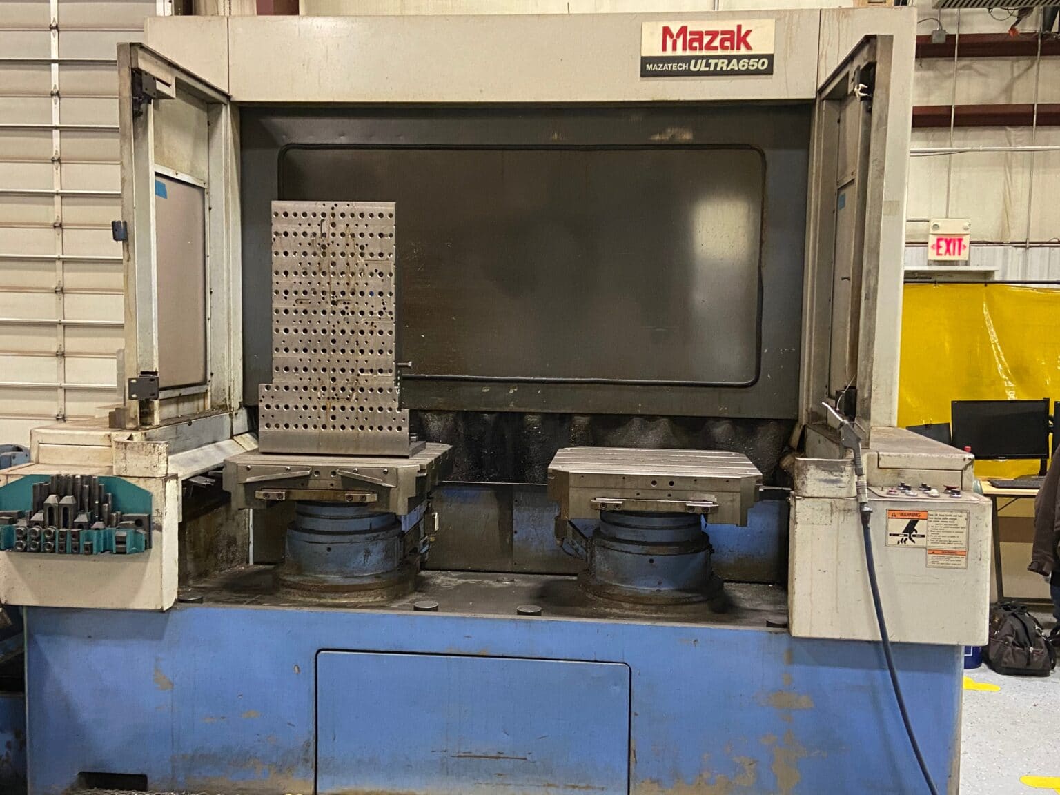 Mazak Ultra 650 HMC, 1996 - Pallet Changer, Mazatrol M-Plus, 80 Tool ...