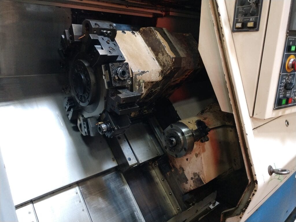 Doosan/Daewoo Puma 230MS CNC Lathe, 2001 - Live Tooling, Sub Spindle ...