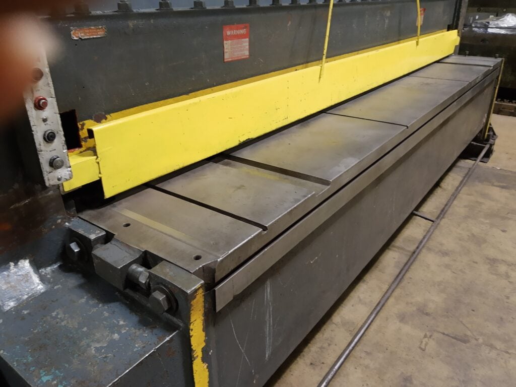 1/4" x 12' Niagara Guillotine Style Shear, Manual Backgauge, Single ...