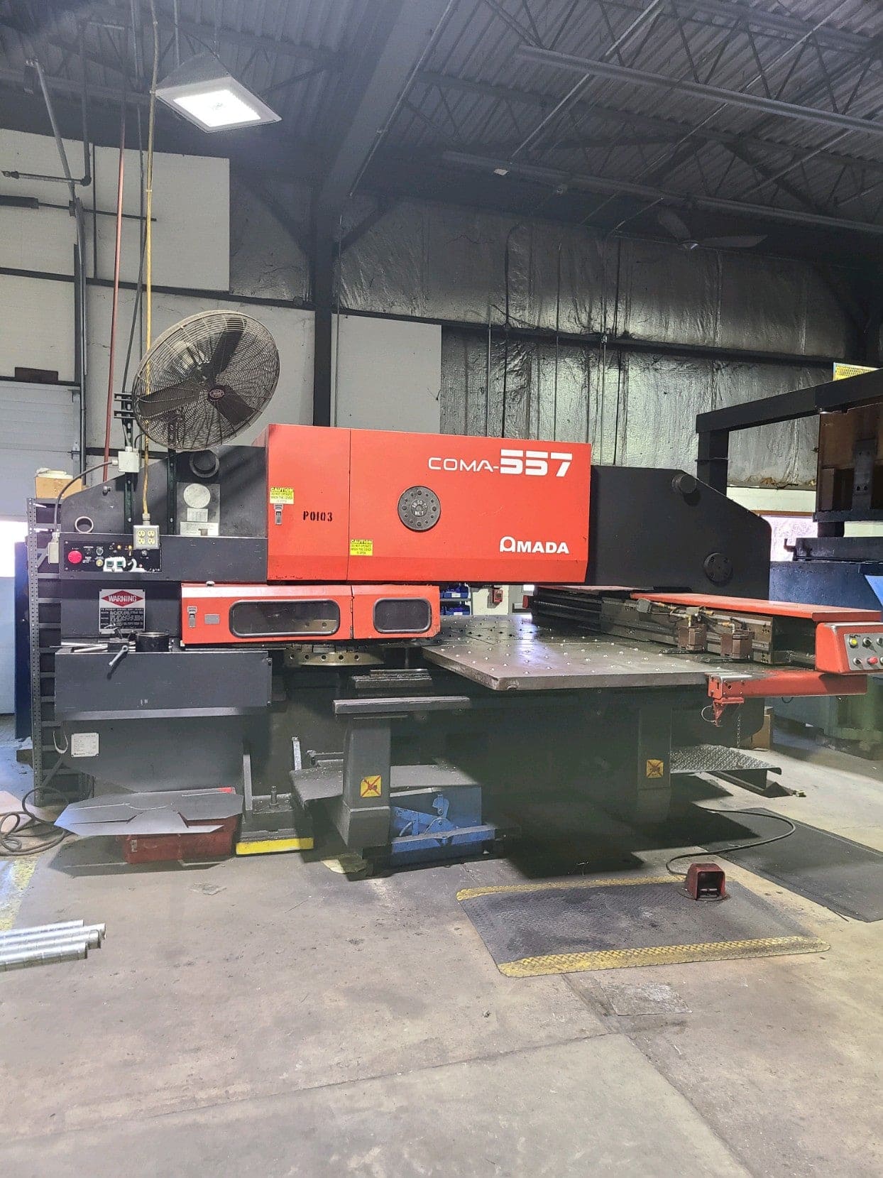 55 Ton Amada Coma 557 CNC Turret Punch, 1991 - Revelation Machinery