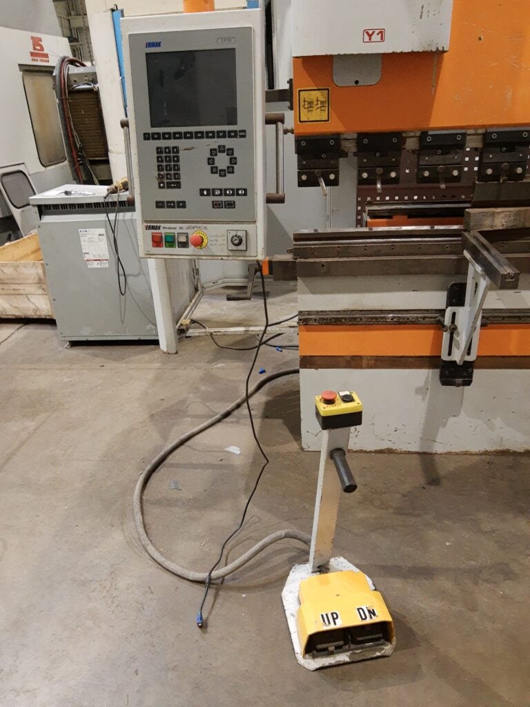 242 Ton x 14' Ermak Power-Bend Pro CNC Press Brake - 2013, Crowning ...