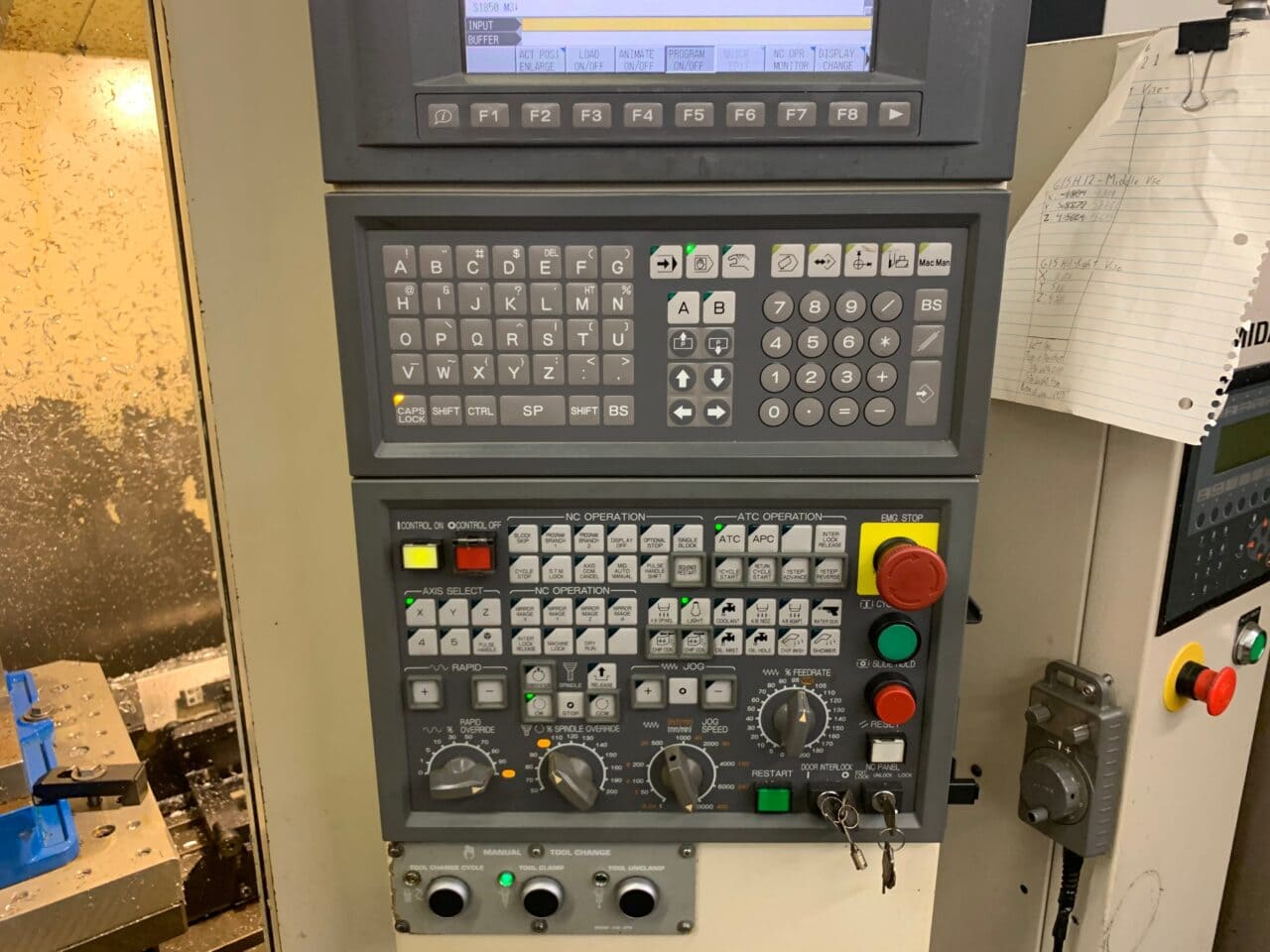 Okuma MC-V4020 Vertical Machining Center, 2005 - Thru Spindle Coolant ...