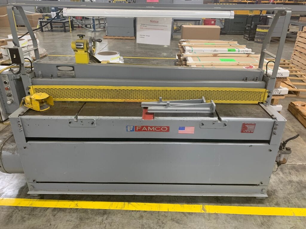 14 Gauge x 6' Famco 1472 Shear, 1983 - 85 Strokes Per Minute ...