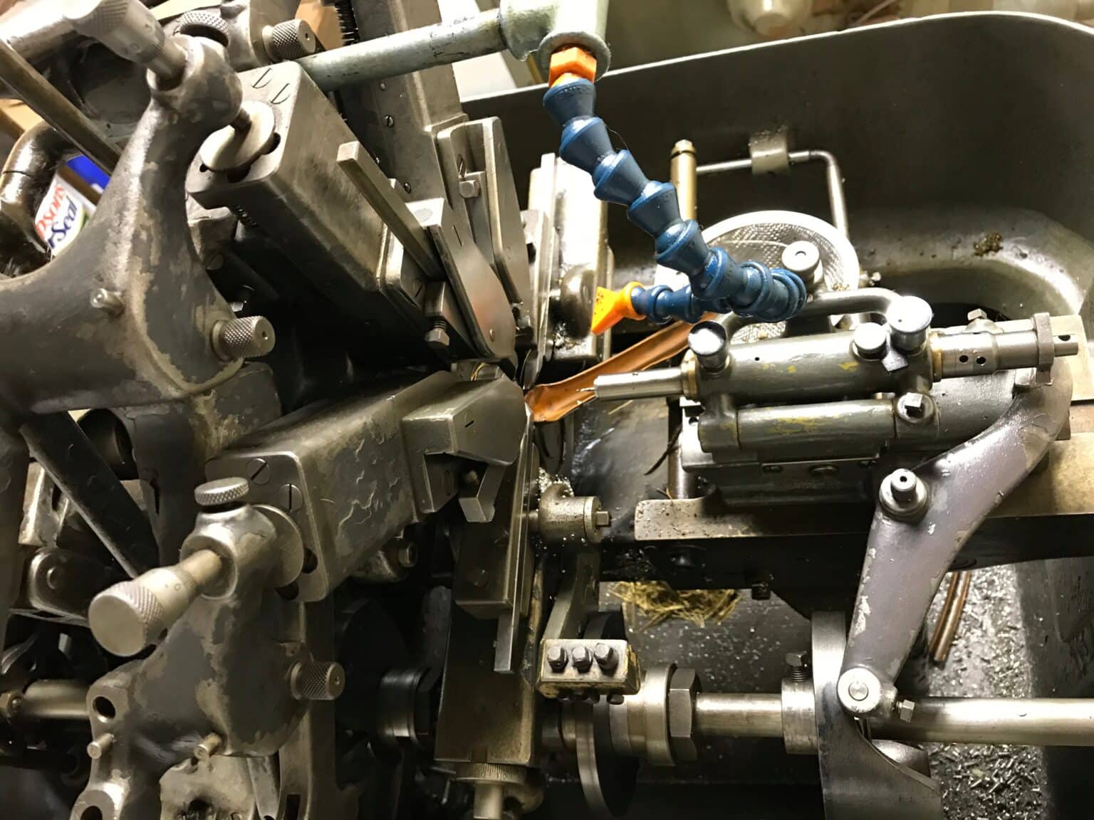 Tornos M-7 Swiss Screw Machine, 1960's - Spindle Drilling Attachment ...