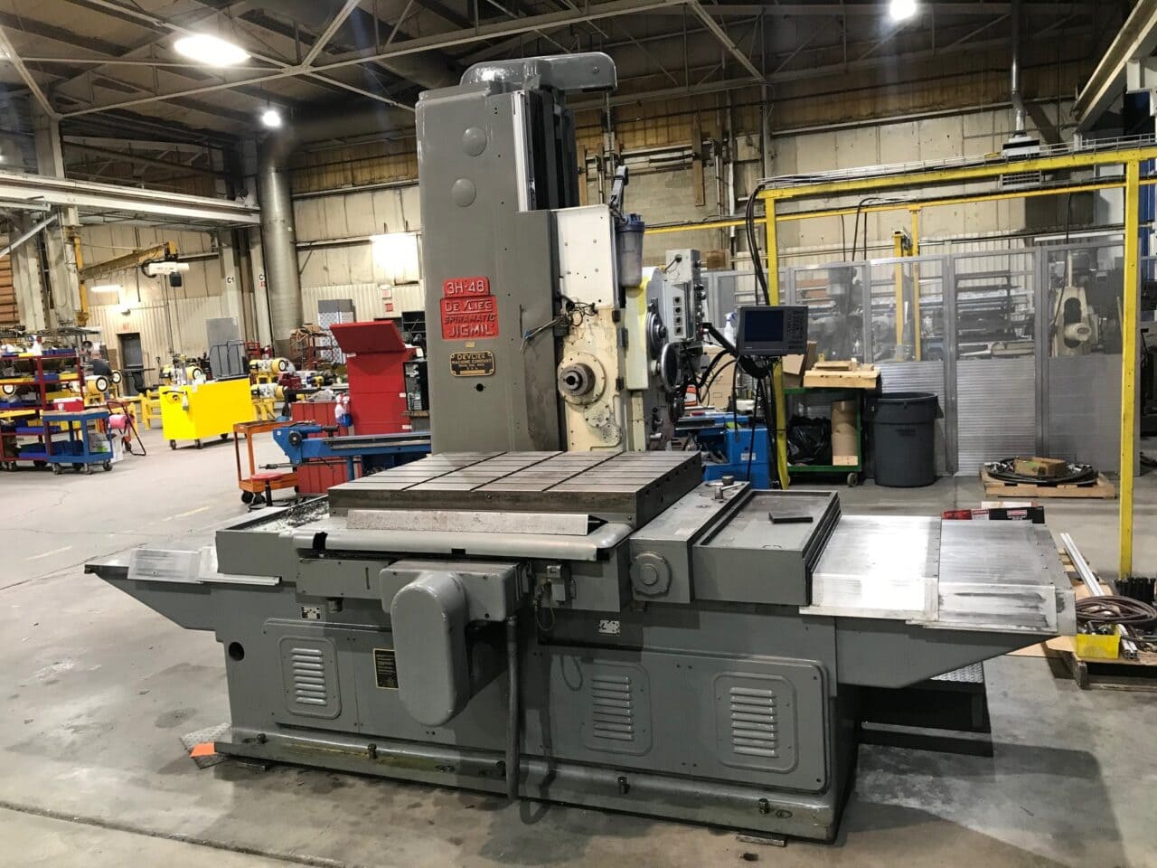 DeVlieg Spiramatic 3H-48 3" Jig Mill- DRO, 1967 - Revelation Machinery