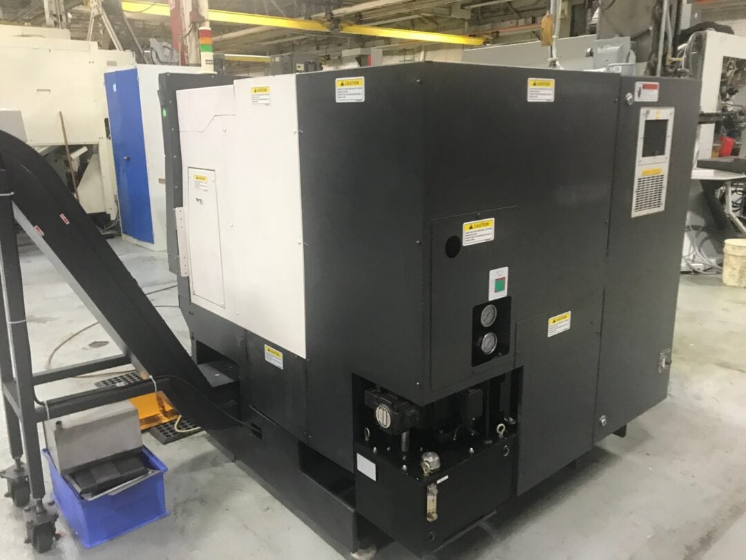 Okuma Genos L250 CNC Lathe, 2014 - Chip Conveyor, Tailstock ...