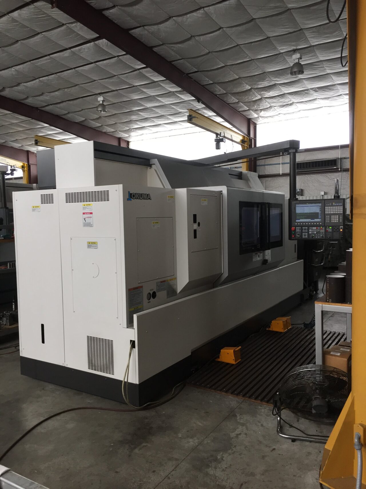 Okuma LB4000 EX II MY 1500 (60") Super Big Bore CNC Lathe - 2018, 7.5 ...