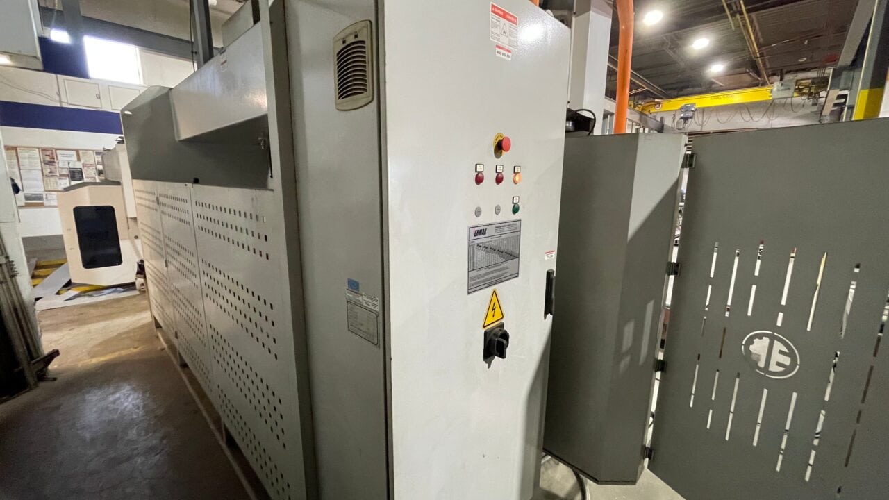242 Ton x 12' Ermak Speed-Bend CNC Press Brake, 2014- 7-Axis CNC ...