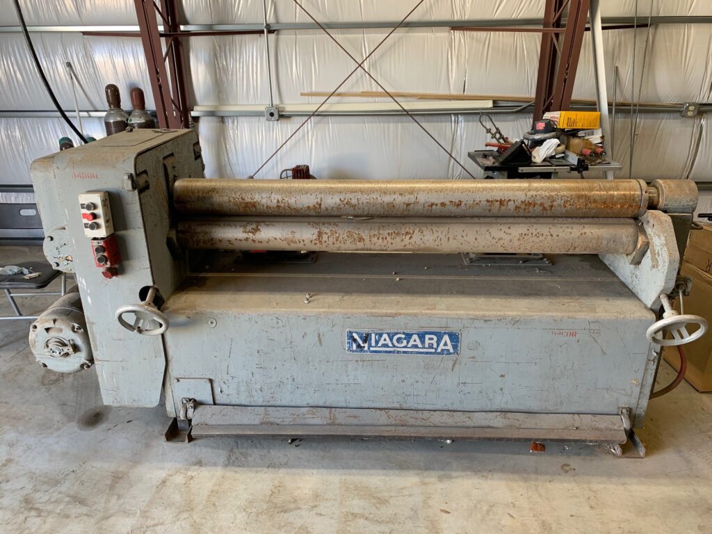 6' X 3/16" Niagara Model 6-72 Initial Pinch Bending Roll - Revelation ...