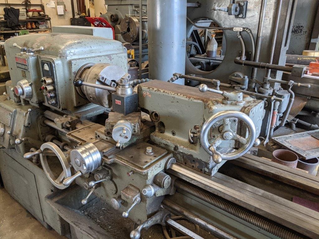 Monarch Model 612 Manual Engine Lathe, 1960 - Tailstock, Steady Rests ...