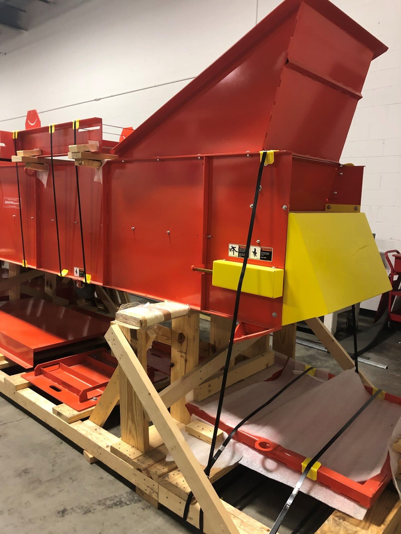 Plastics Straight Line Infeed Conveyor w/ Metal Detector, 2019 - NEVER ...