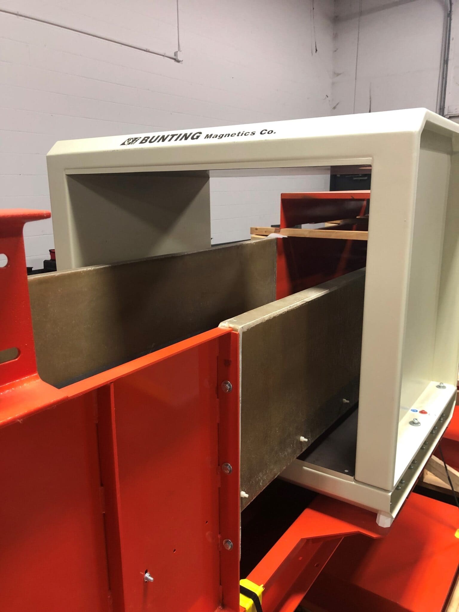 Plastics Straight Line Infeed Conveyor w/ Metal Detector, 2019 - NEVER ...