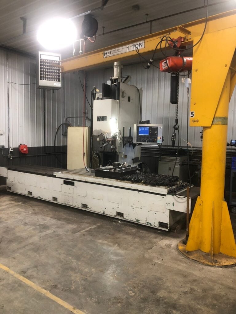 Cincinnati CNC Boring Mill with DynaPath 3 Axis Control - 100" x 60 ...