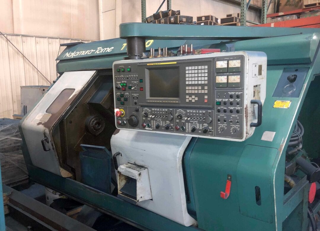 Nakamura-Tome TW-20 Live Tool CNC Lathe, 1992 - Twin Spindle, Twin ...