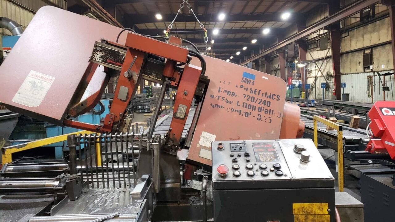 16" x 16" Amada HA-400W Horizontal Band Saw, 2001 - Revelation Machinery