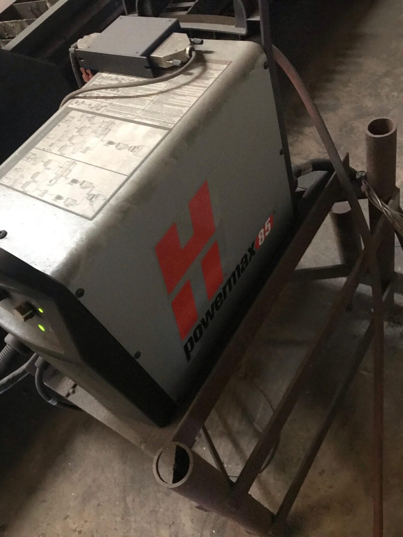 Ezcut CNC Plasma Table, 5 'x 10'Table, 2017, Hypertherm 85, Underpower ...