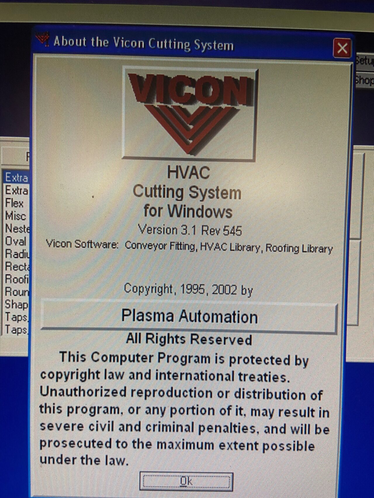 5' X 10' Vicon Plasma Table - 1/2" Cutting Capacity, Electrodes ...