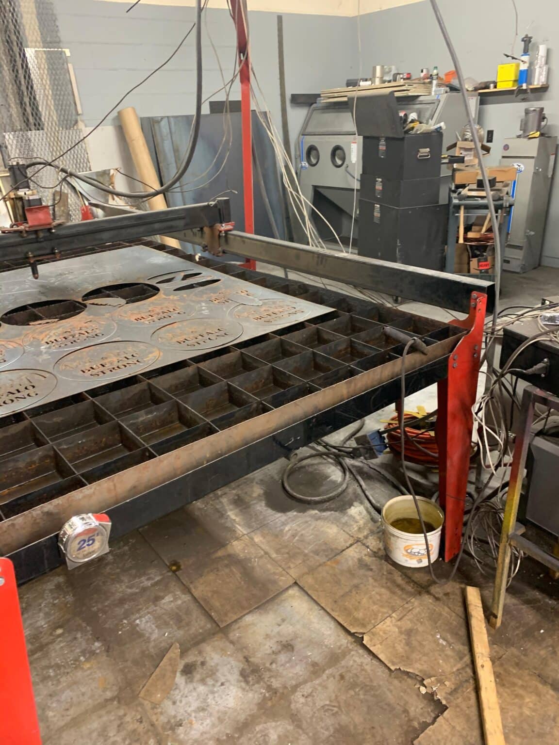 Wright CNC Plasma Table 4x8 , 1/2" Capacity, 2017, Hypertherm 45 ...