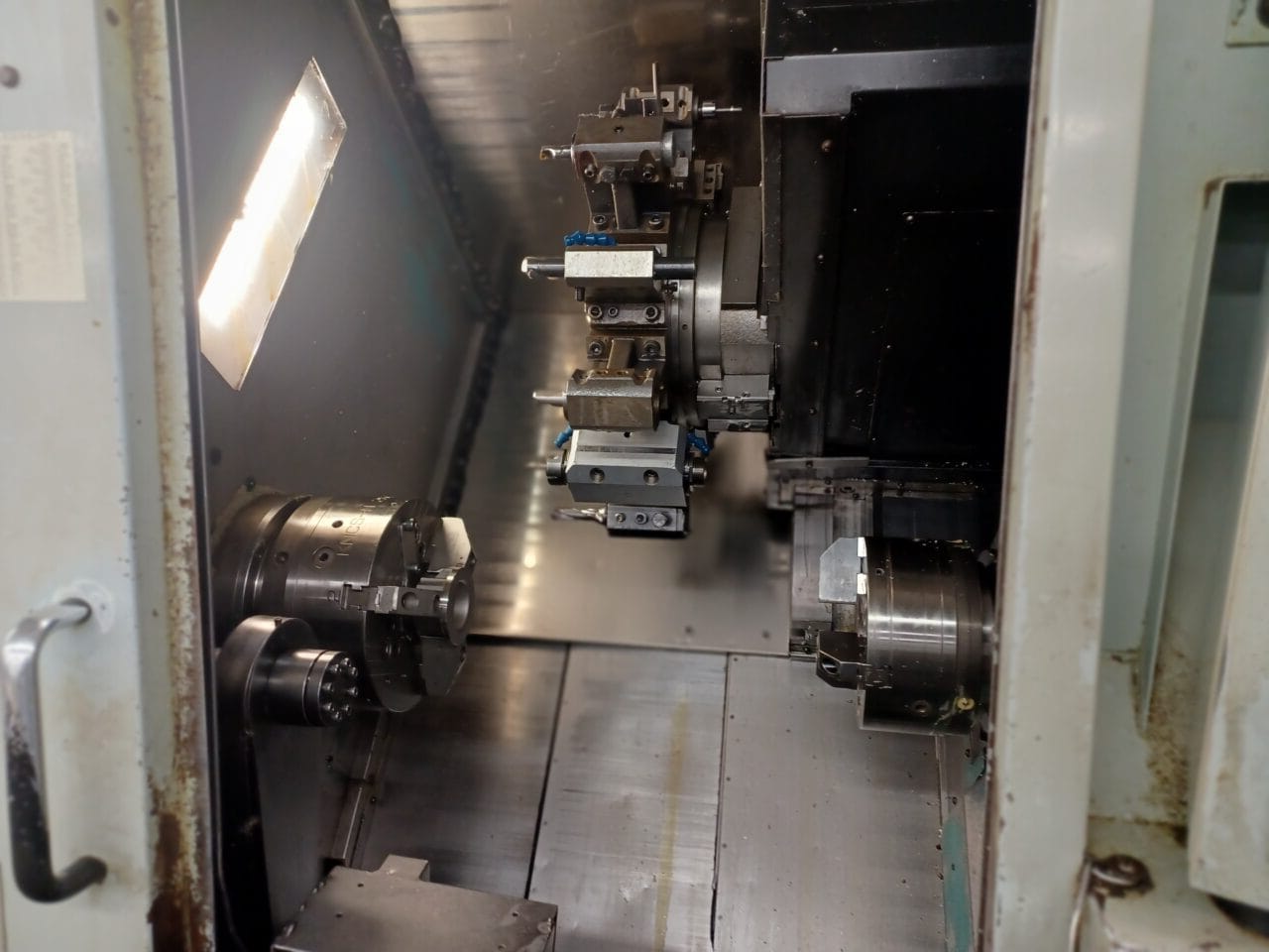 Nakamura SC300 CNC Lathe, 2002 - Known Issues, Live Tooling, Sub ...