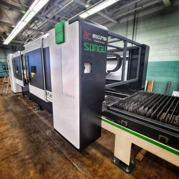 3000 Watt Bescutter Flyspeed 510 Fiber Laser, 2021-5'x10' Table w/ dust ...
