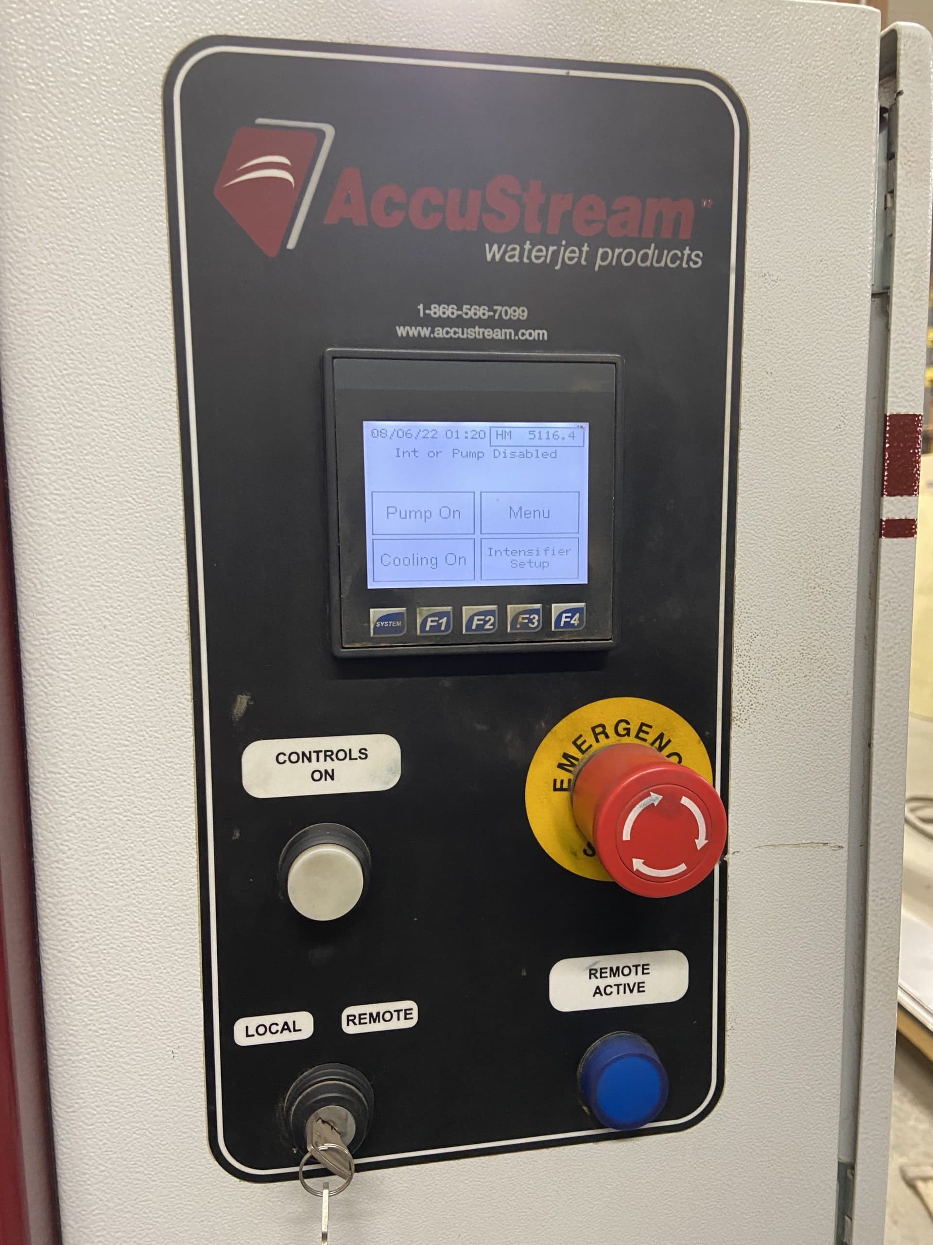 Accustream AS-6050 Waterjet Pump, 2012 - Rebuilt, 60HZ - Revelation ...