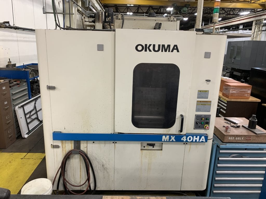 Okuma MX-40HA 400mm HMC, 2001- Coolant Through Spindle, New Spindle ...